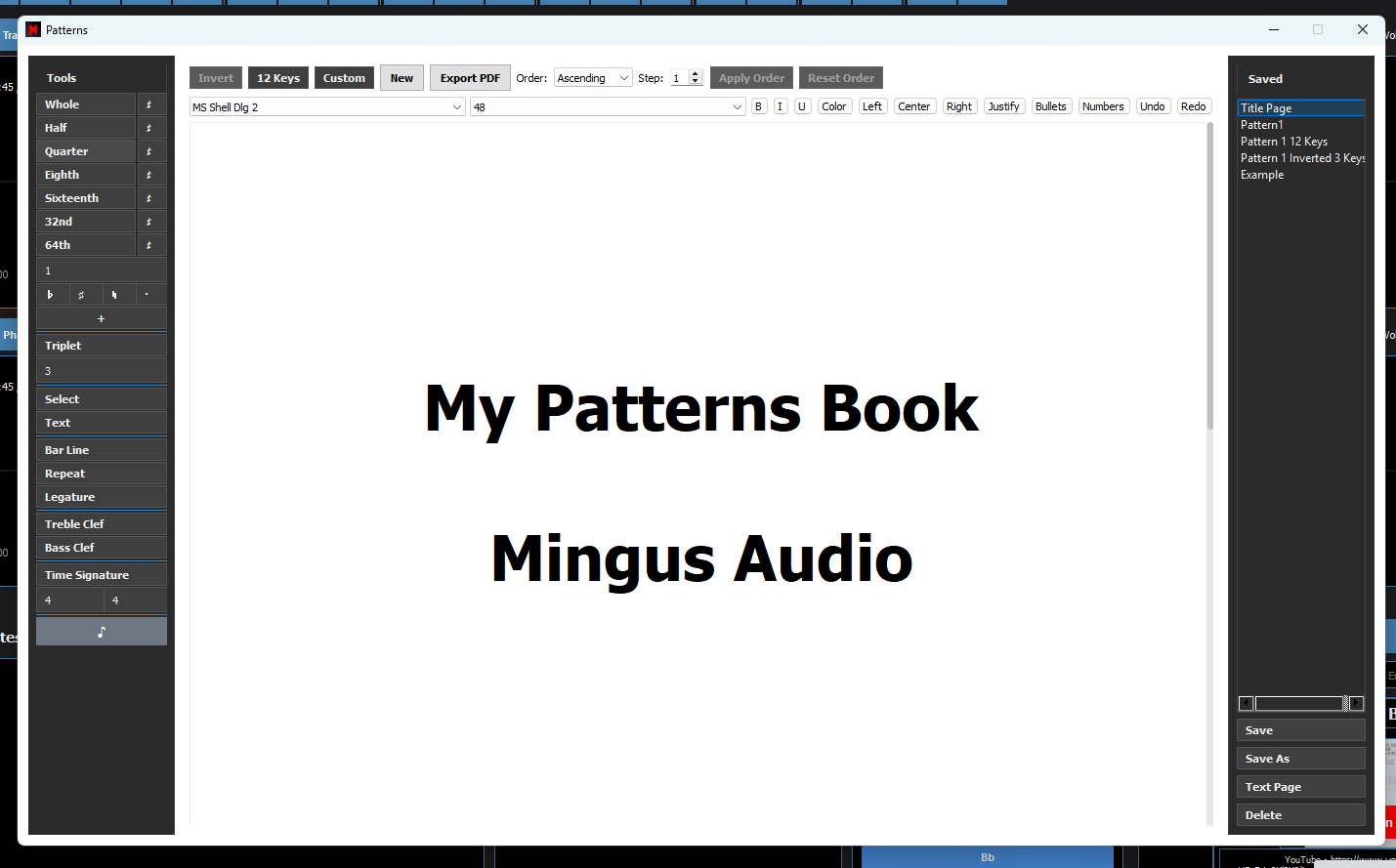Patterns App – Mingus Audio
