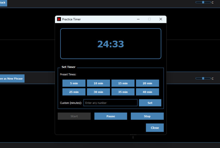 Practice Timer – Mingus Audio